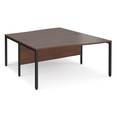 Maestro Bench Leg Back To Back Wave Desks – Stokes Office Furniture